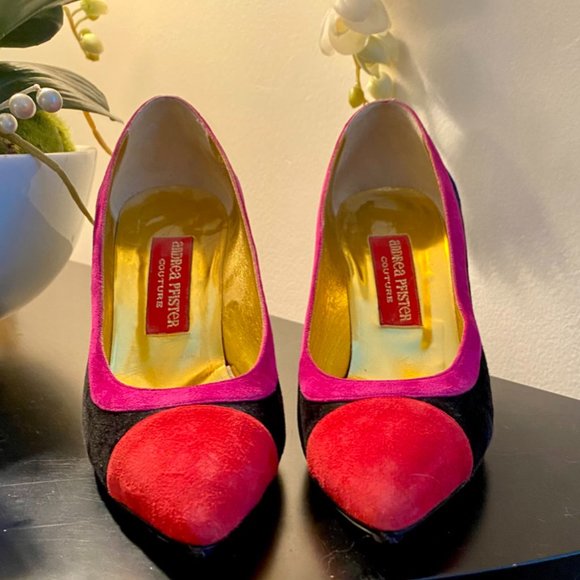 Andrea Pfister | Shoes | Andrea Pfister Suede Pumps | Poshmark